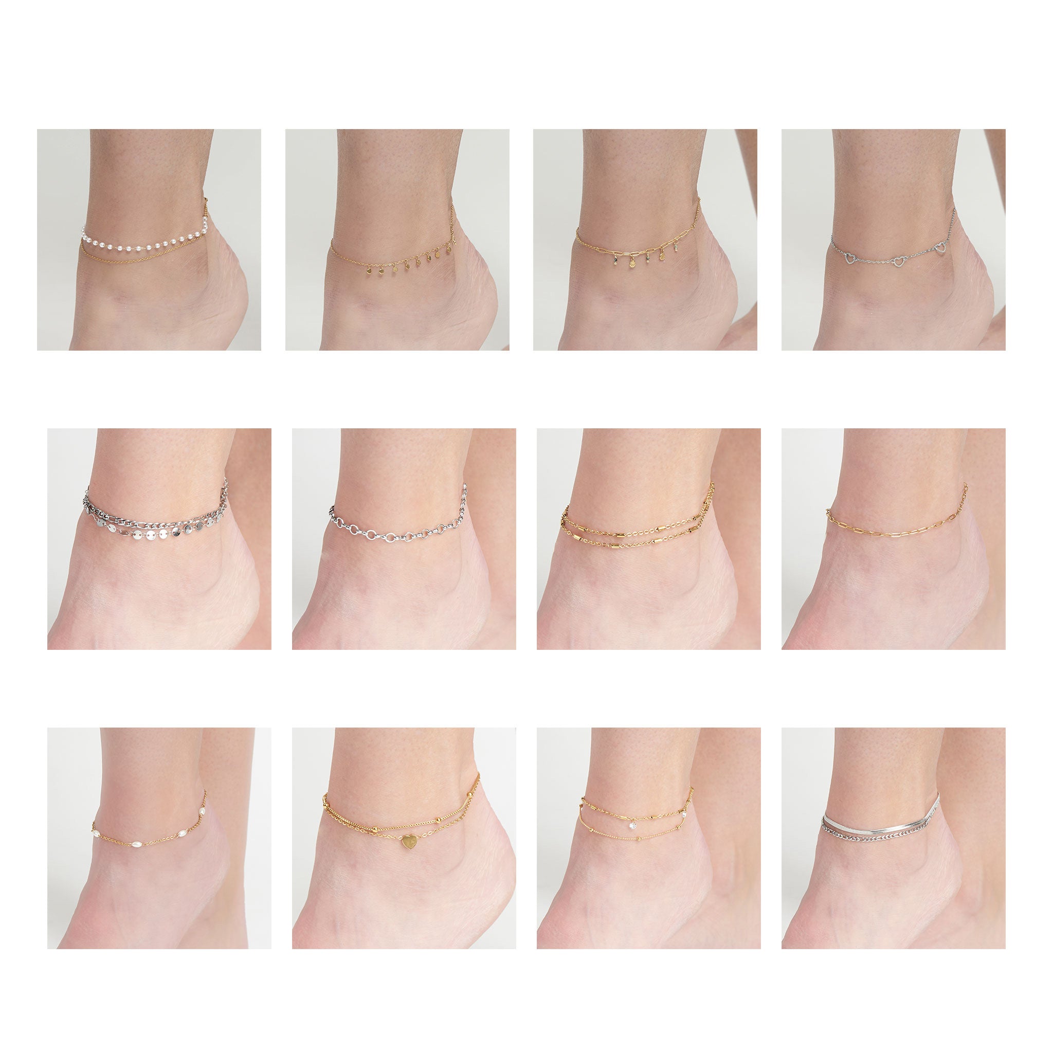 24 Piece Narelle Waterproof Anklet Assortment – Howard's, Inc